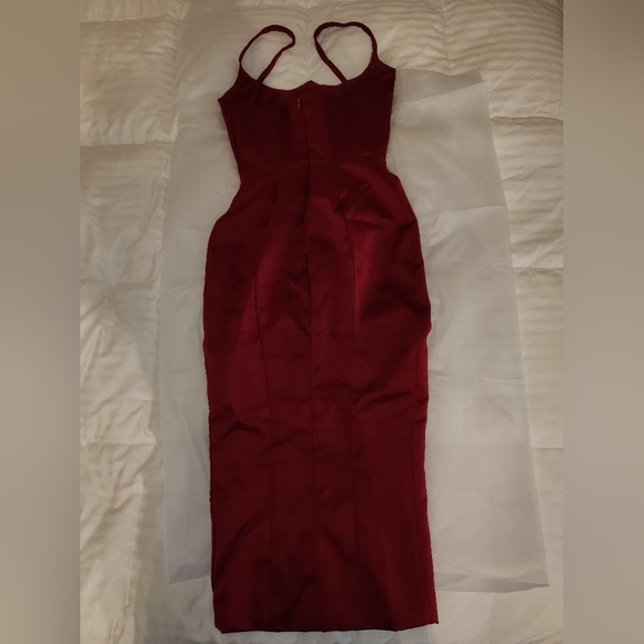 House of CB | Dresses | Wine Casimira House Of Cb Xs Plus Cup | Poshmark